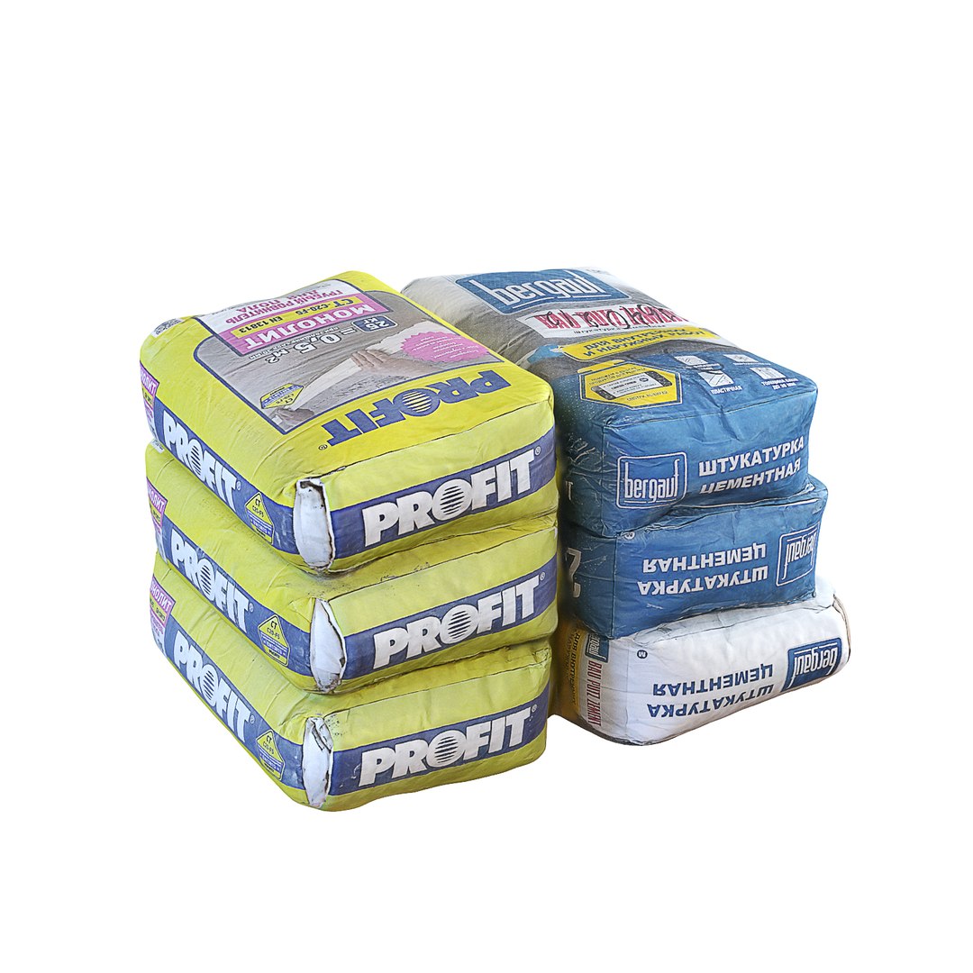 Dry Building Mix 3D - TurboSquid 1529847