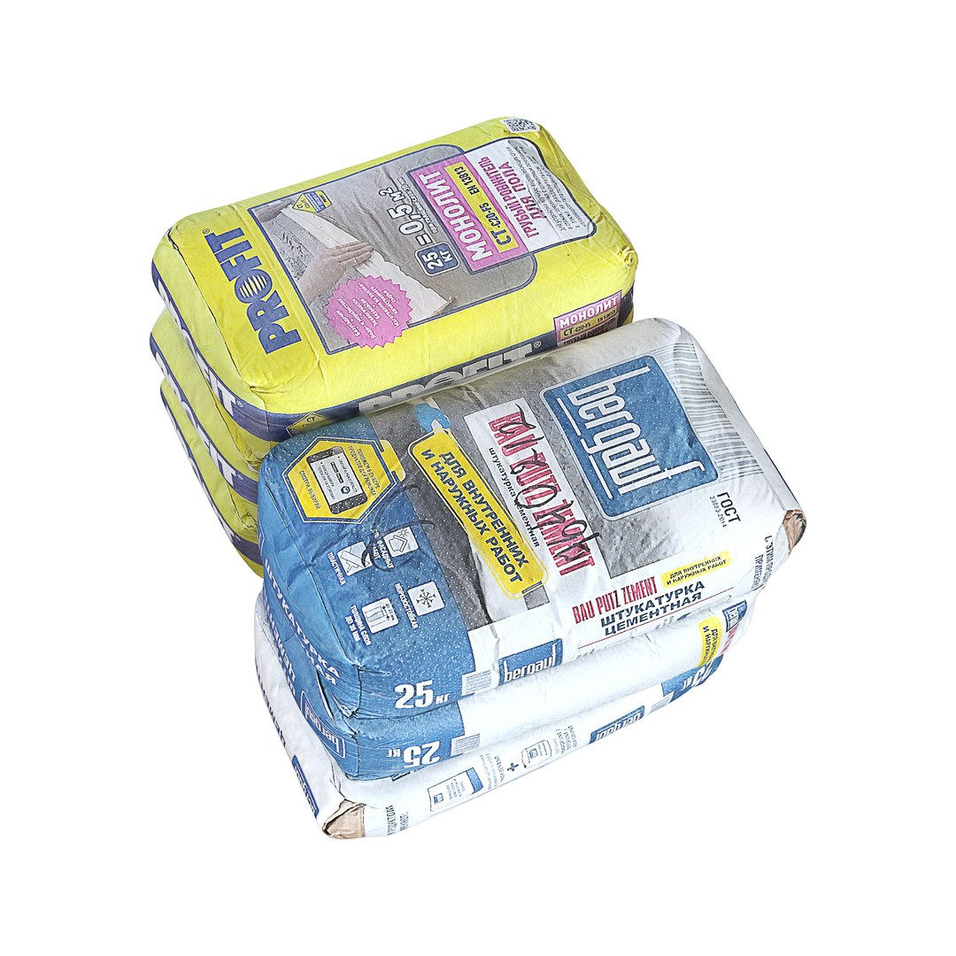 Dry Building Mix 3D - TurboSquid 1529847