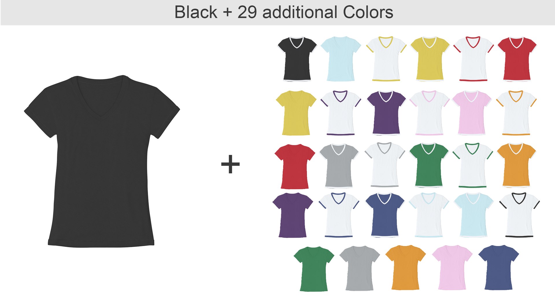Female V Neck Laying 30 Colors Pack 3D - TurboSquid 1795869