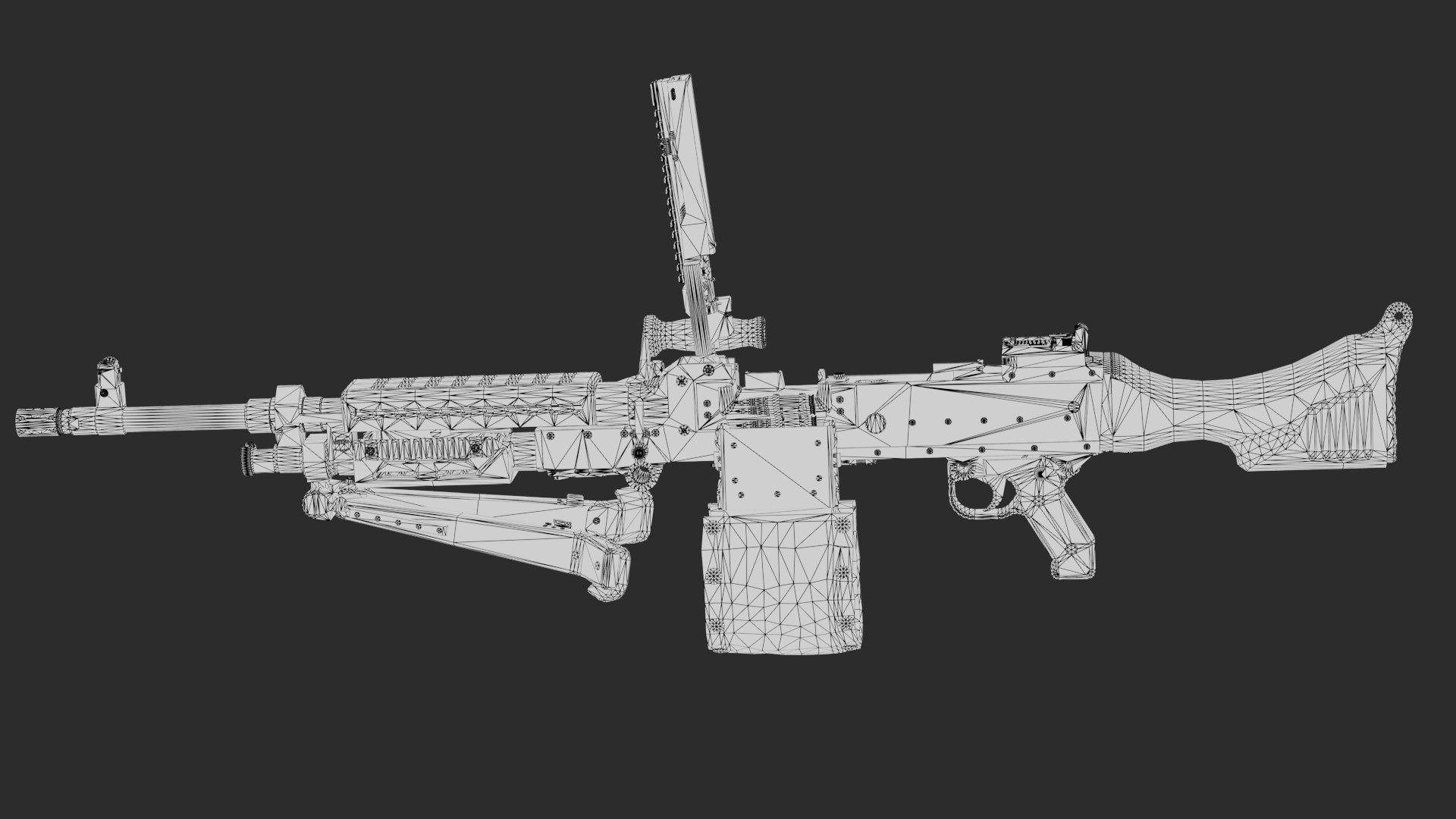 M240 3D Model - TurboSquid 2100669