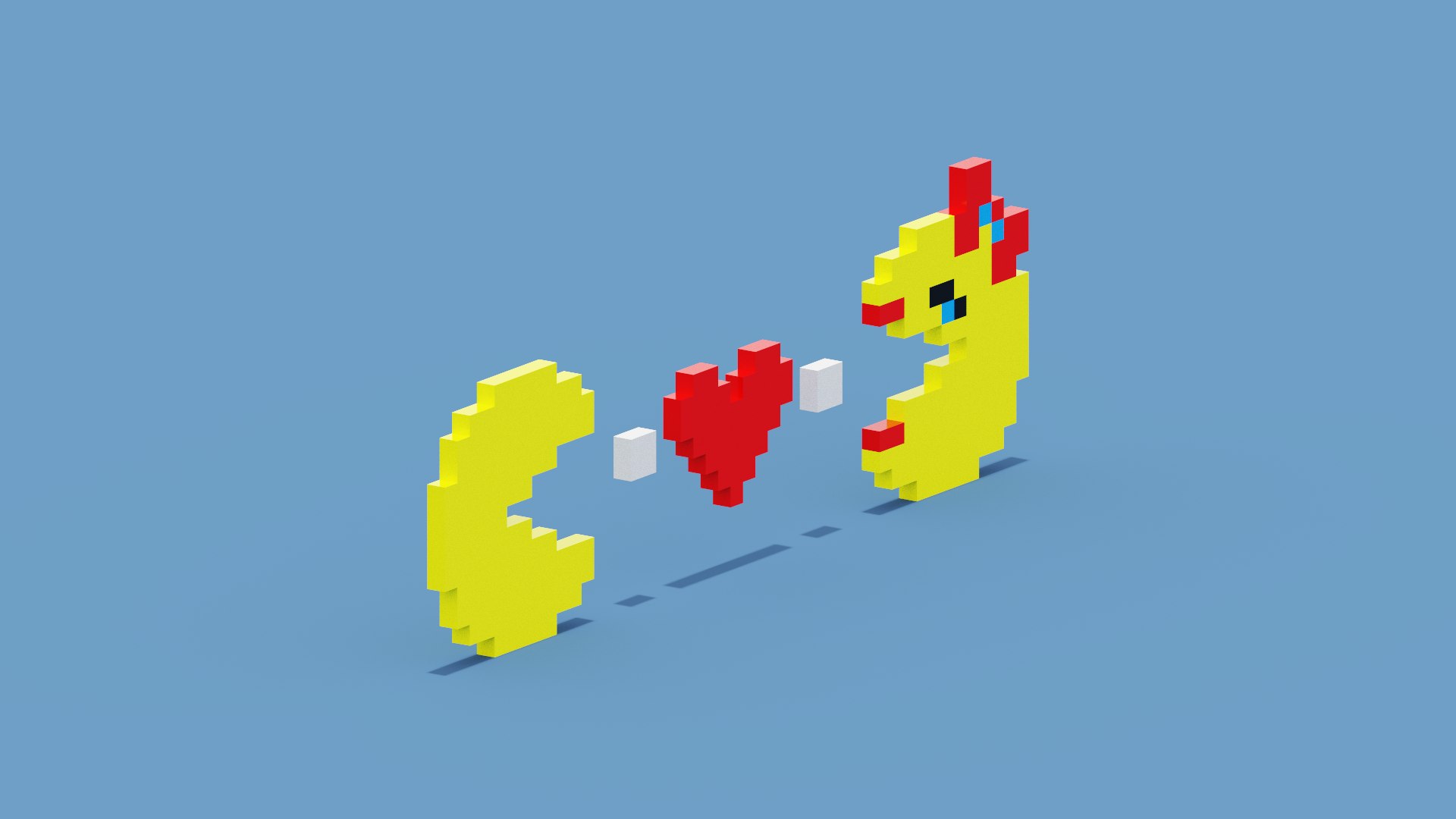 3D Pacman Love Model - TurboSquid 2184456
