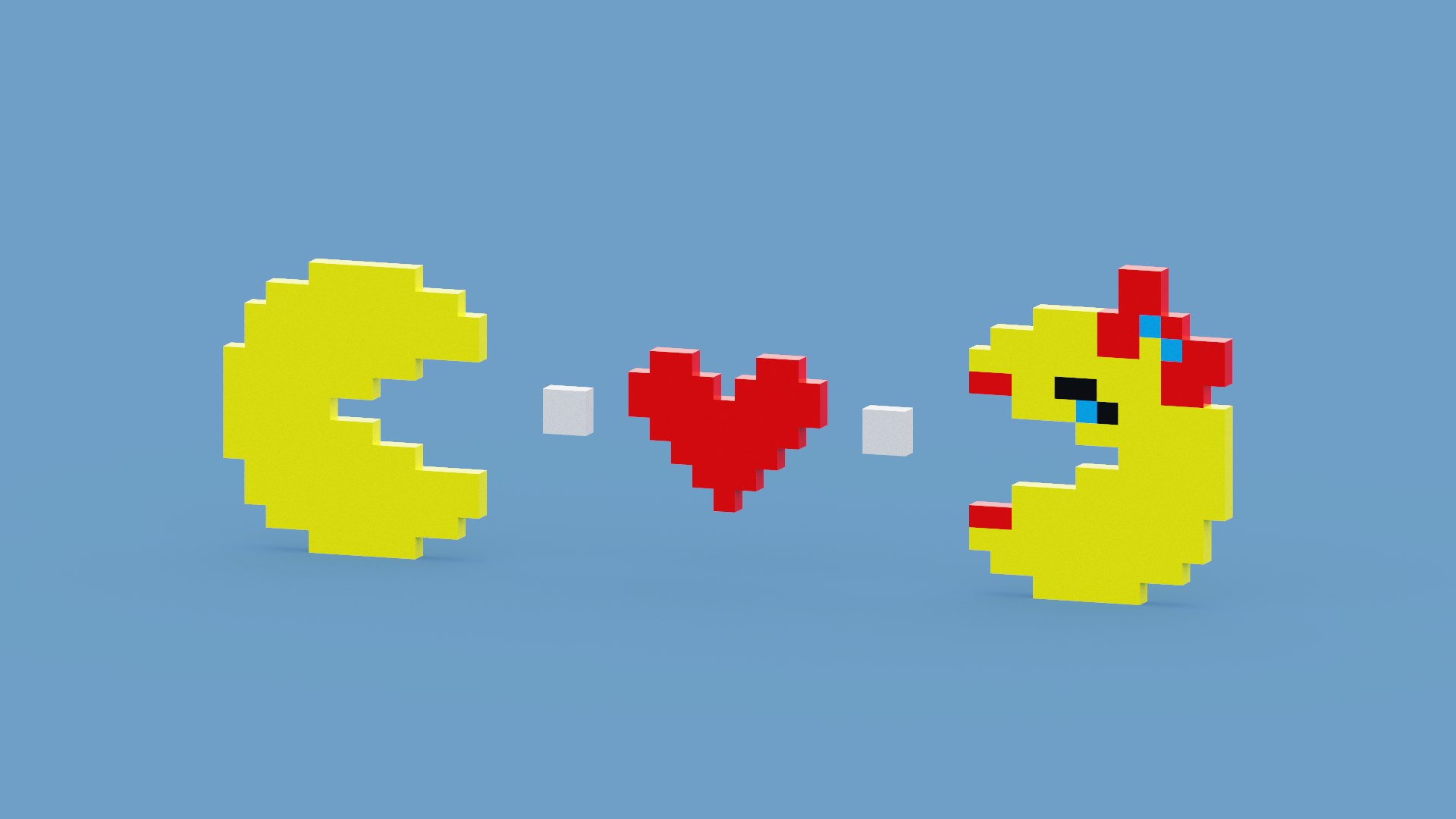 3D Pacman Love Model - TurboSquid 2184456