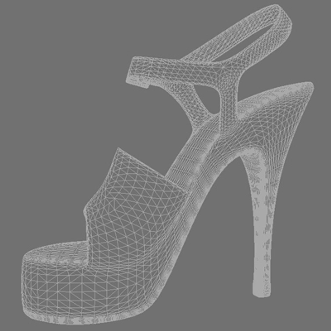 Heel Shoe 3d Model