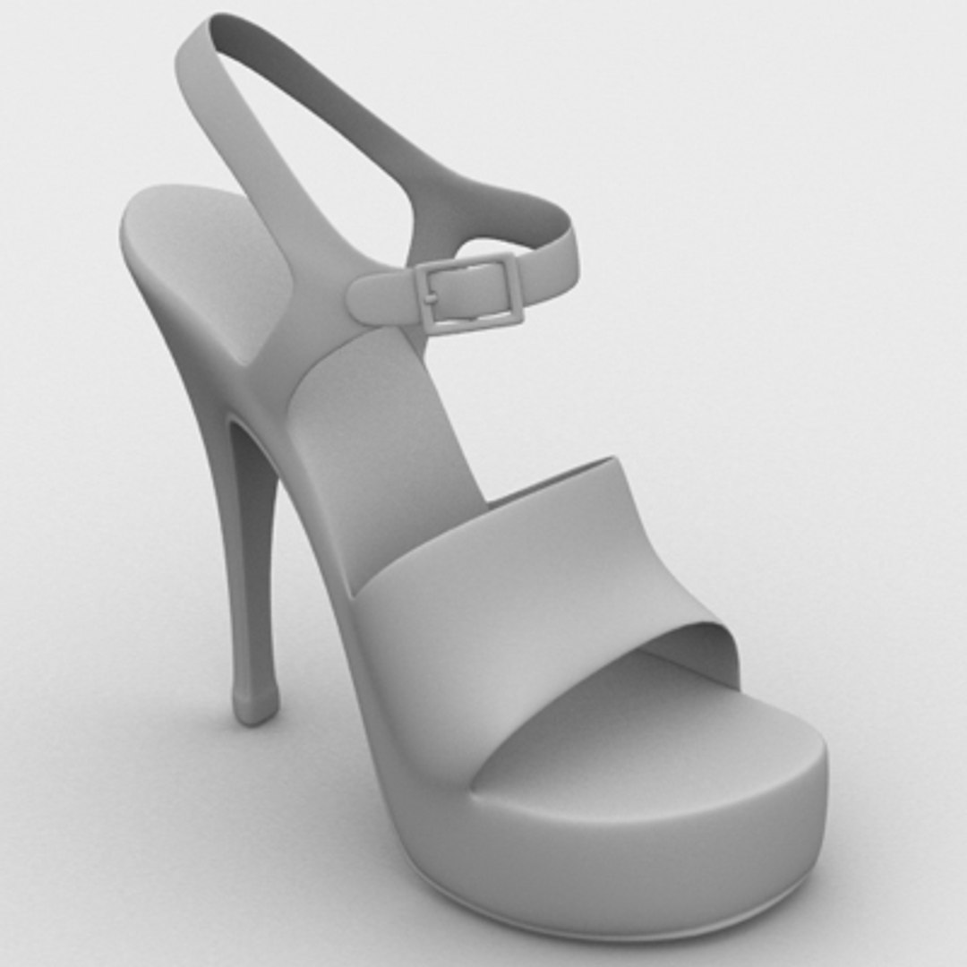 Heel Shoe 3d Model