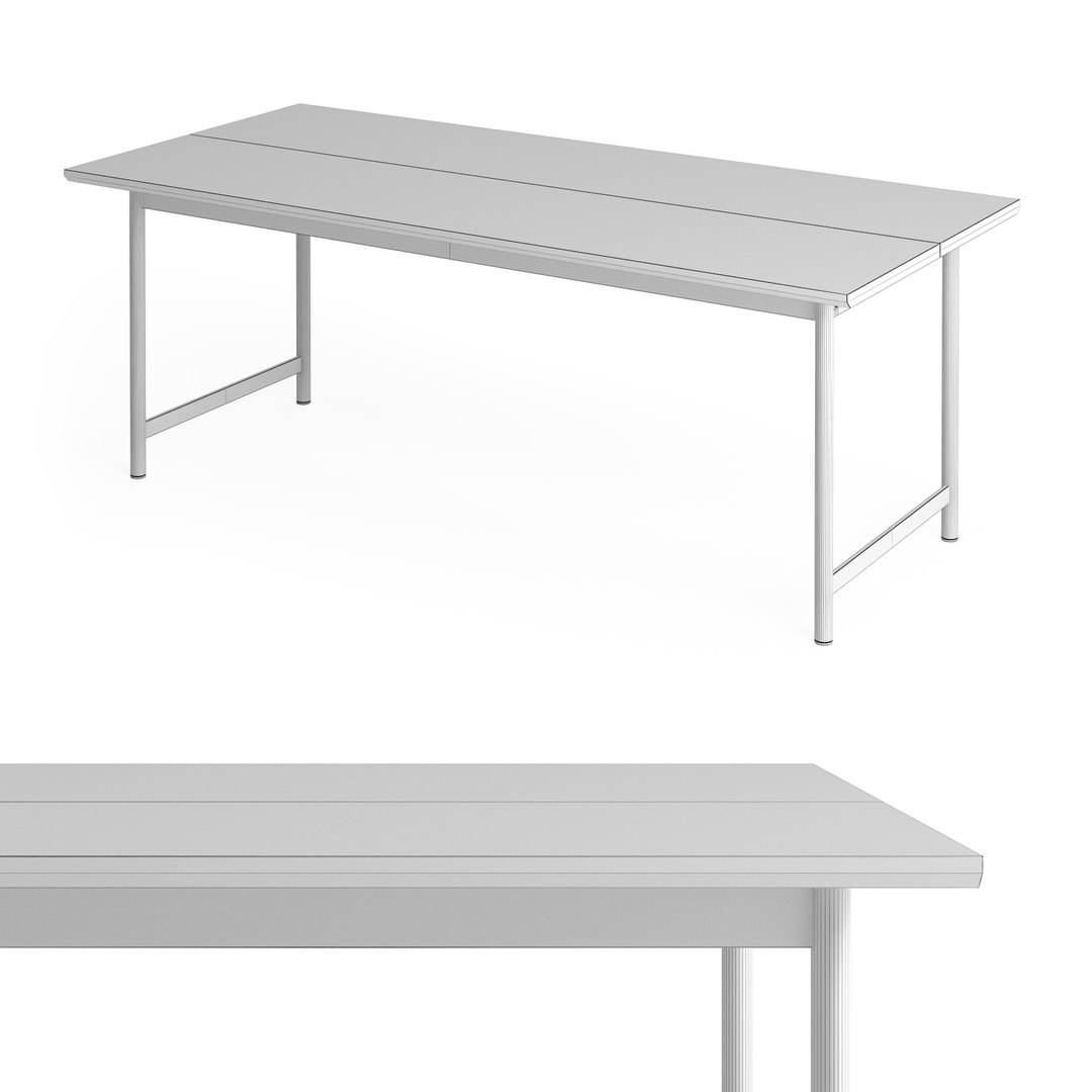 Bolia Dining Table Track2 3D model - TurboSquid 2145295