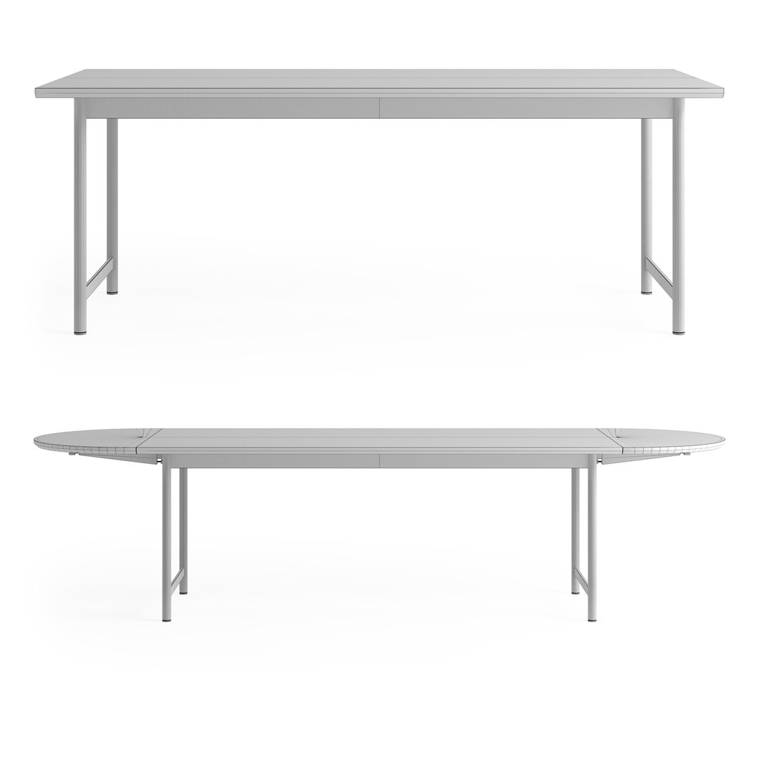 Bolia Dining Table Track2 3D model - TurboSquid 2145295