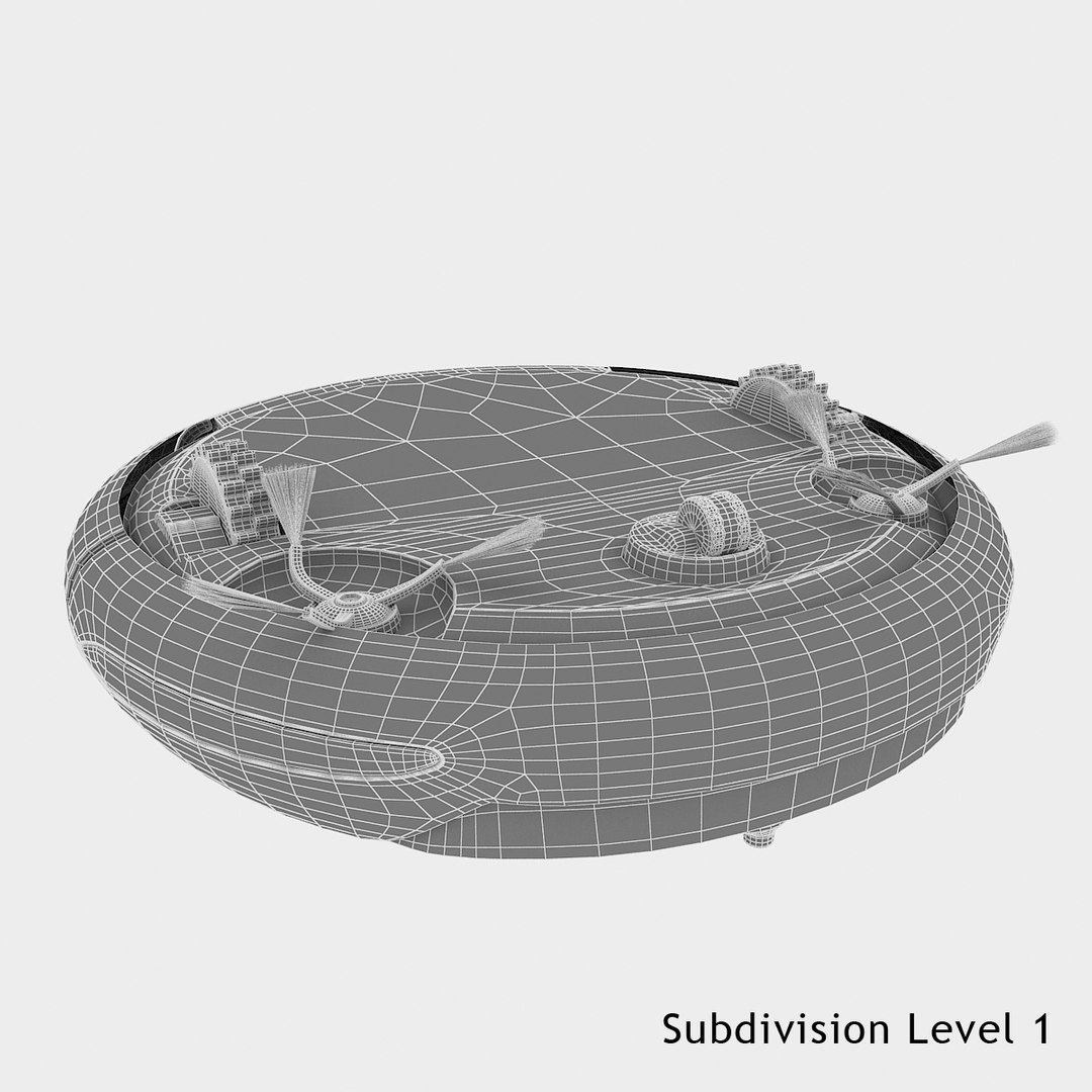 3d Model Robot Vacuum Cleaner