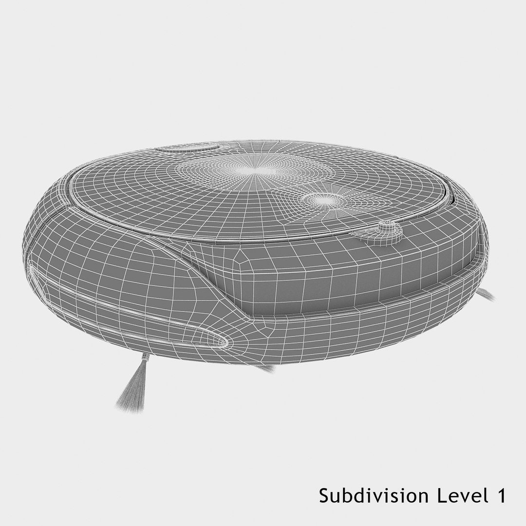 3d Model Robot Vacuum Cleaner