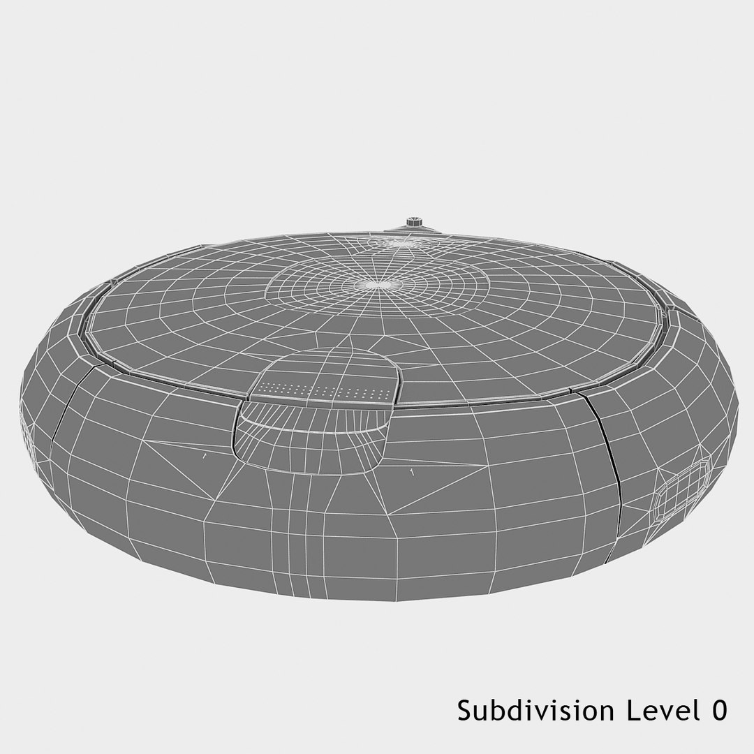3d Model Robot Vacuum Cleaner