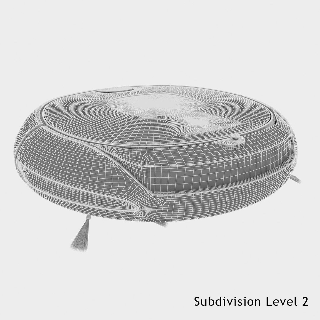 3d Model Robot Vacuum Cleaner