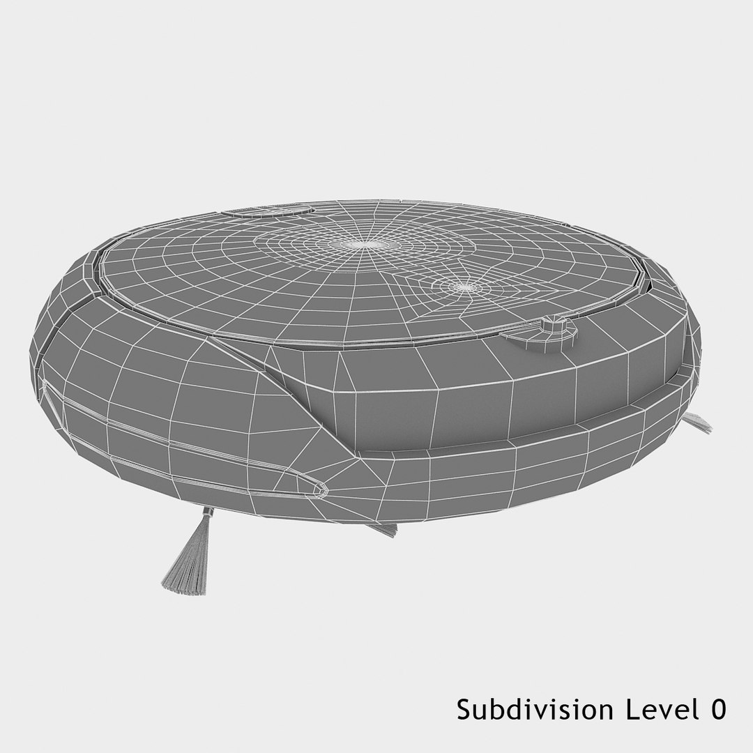 3d Model Robot Vacuum Cleaner