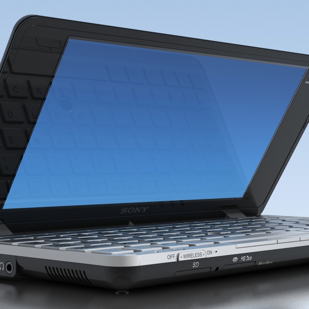 notebook sony vaio 3d max