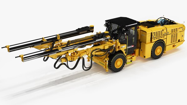 modelo 3d Colección de máquinas de minería subterránea - TurboSquid 2165159