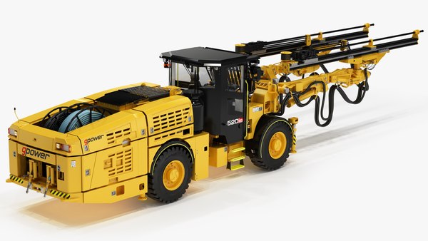 modelo 3d Colección de máquinas de minería subterránea - TurboSquid 2165159