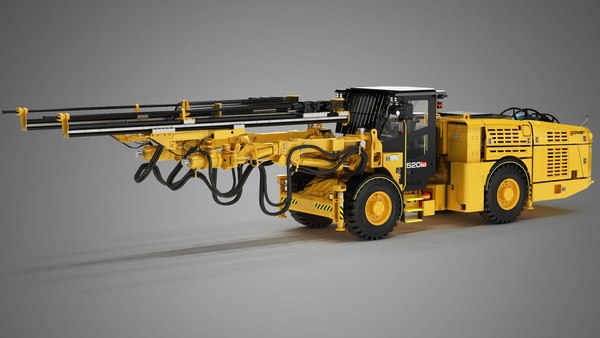 modelo 3d Colección de máquinas de minería subterránea - TurboSquid 2165159