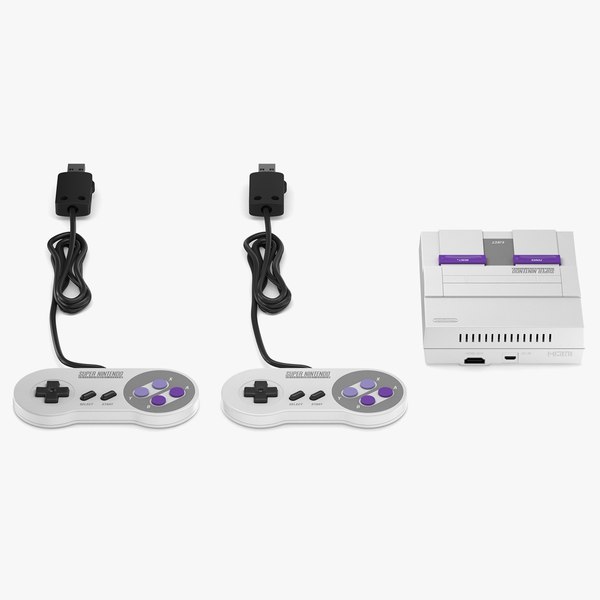 modelo 3d Super Nintendo Entertainment System Classic Edition ...