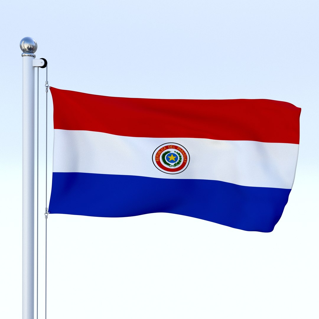 3d model pack flags south american