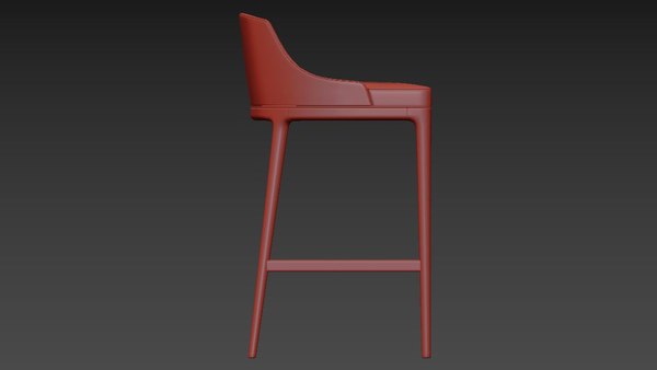 modelo 3d Mindel Bar Stool - TurboSquid 2035292