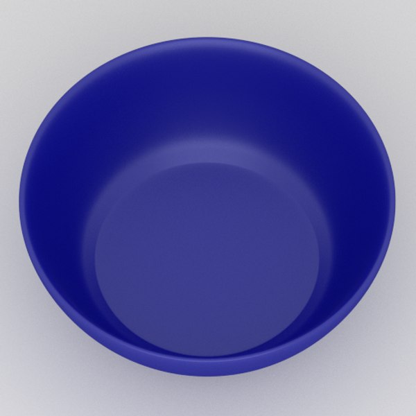 free simple bowl 3d model