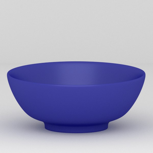 free simple bowl 3d model