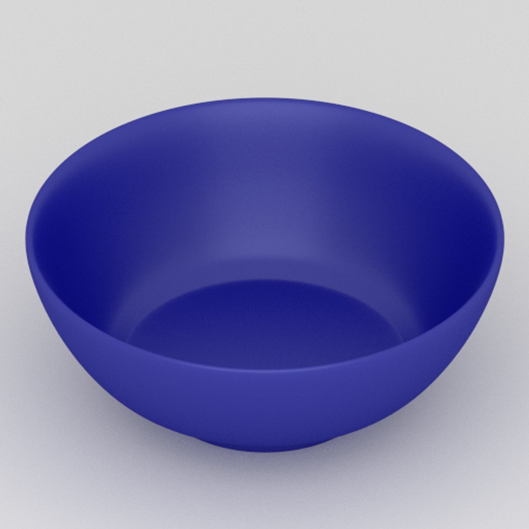 Free Simple Bowl 3d Model