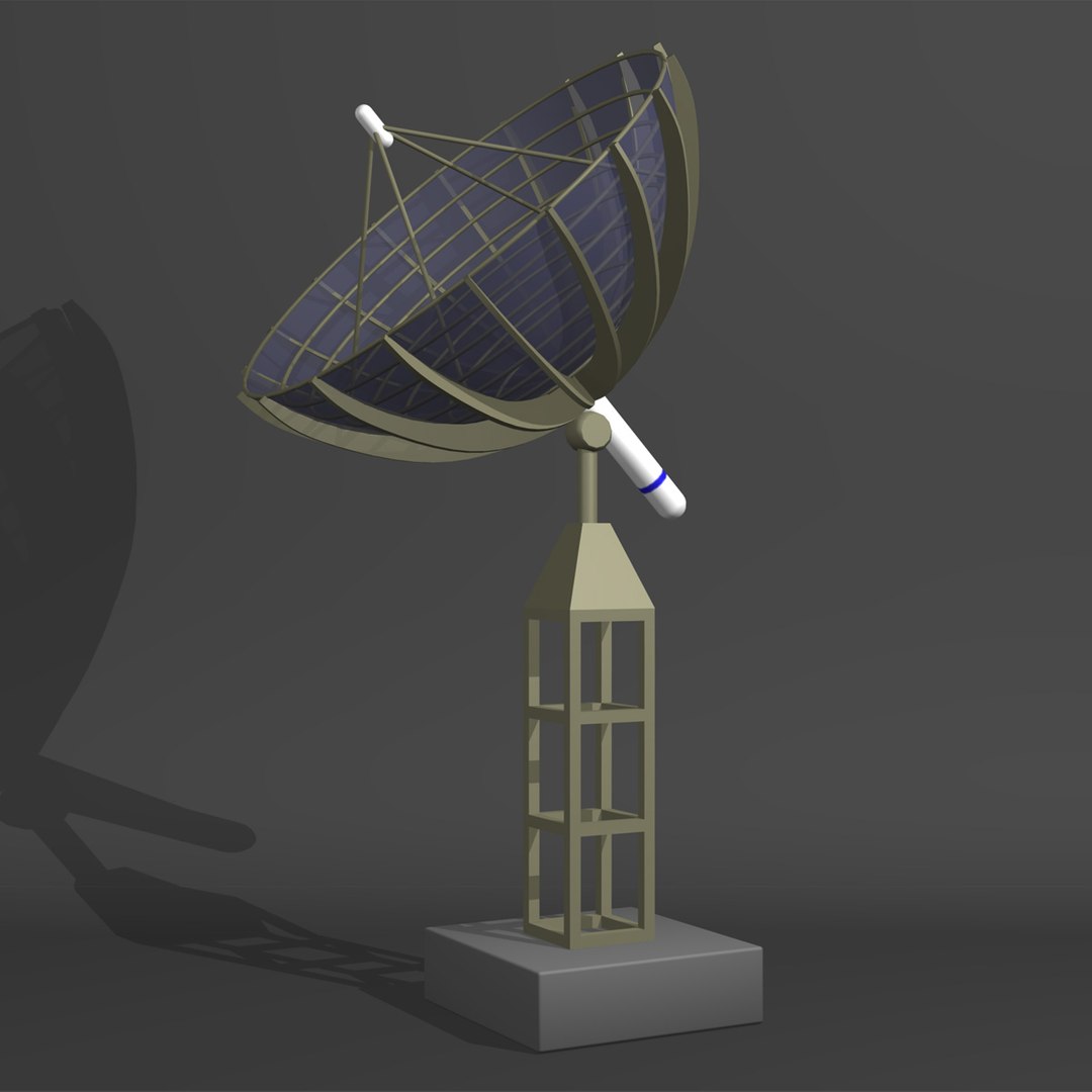 3d Model Satellite Dish