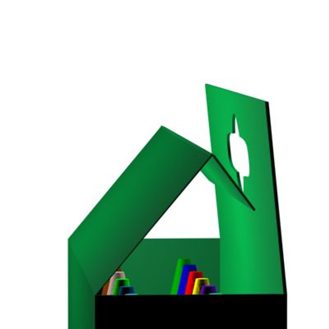 crayon box color 3d model