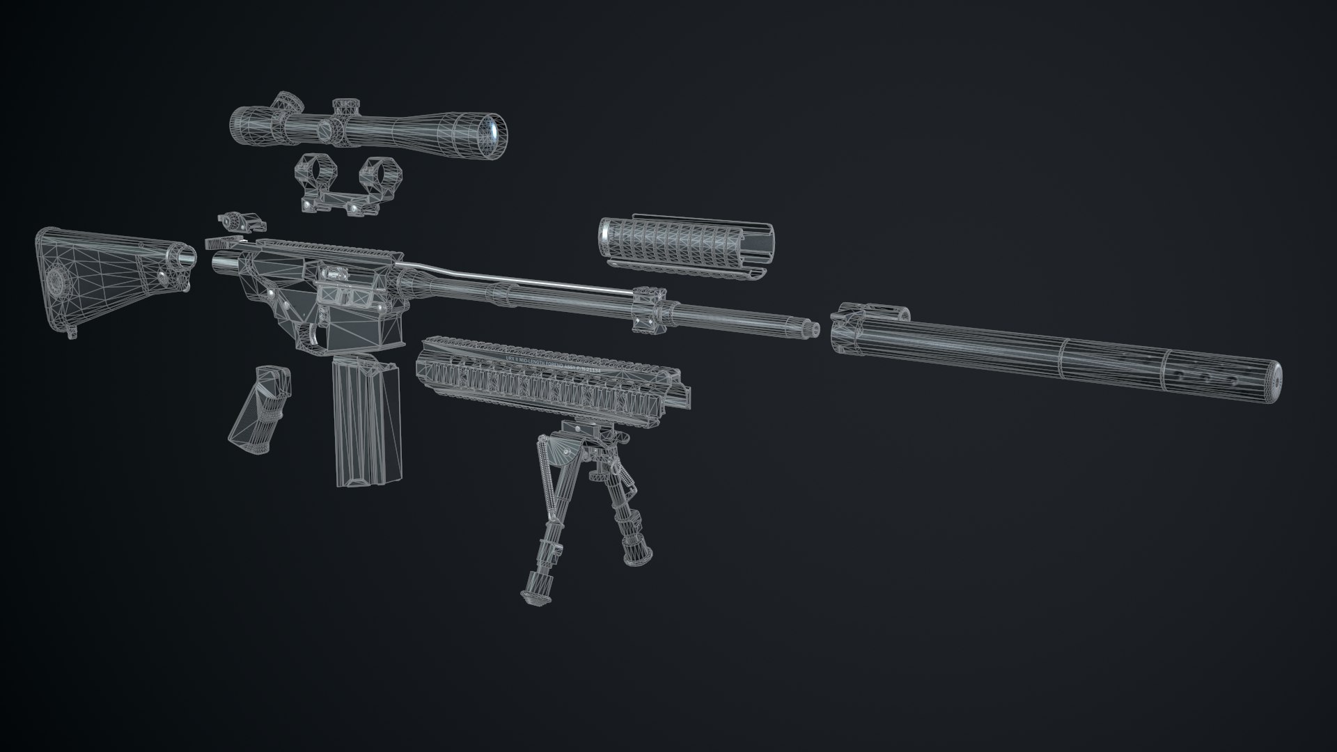 3D model AR-10 Bundle 01 - TurboSquid 1884409
