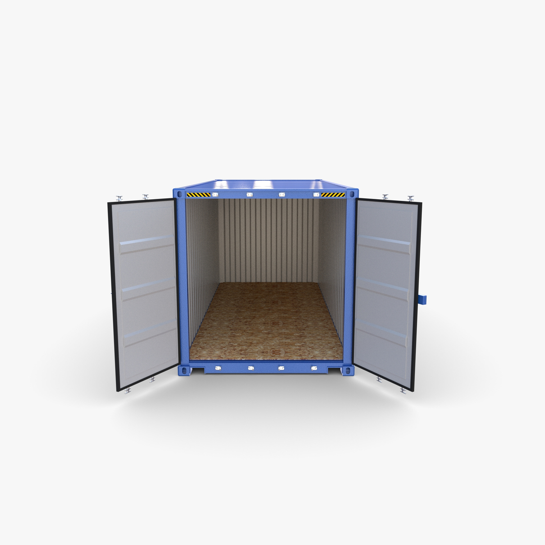 20ft Shipping Container APL 3D Model - TurboSquid 1769446