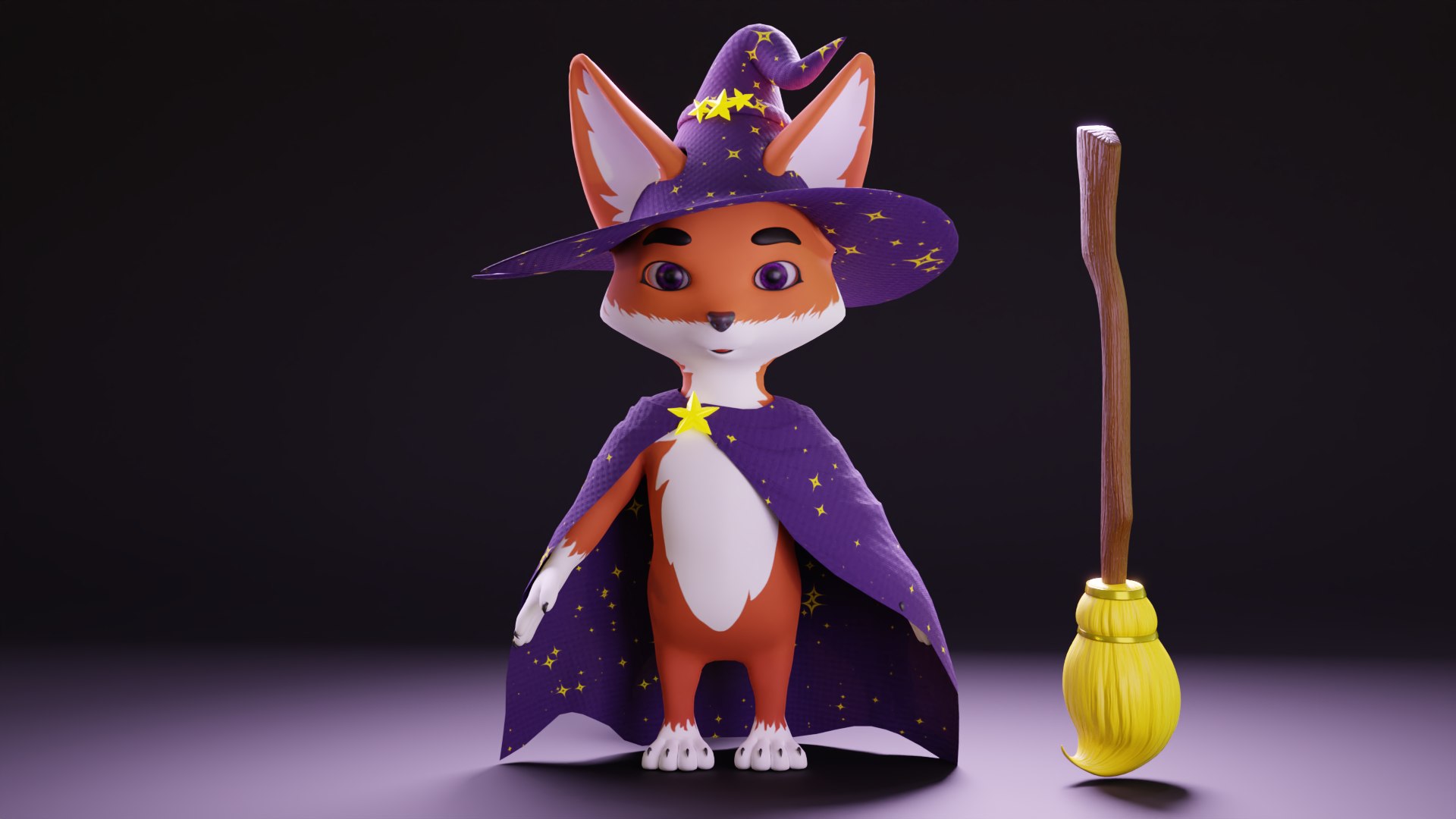 Witch Fox Model - TurboSquid 2001325