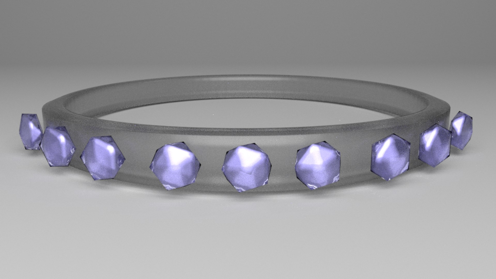 3D glass ring 1 model - TurboSquid 1597336