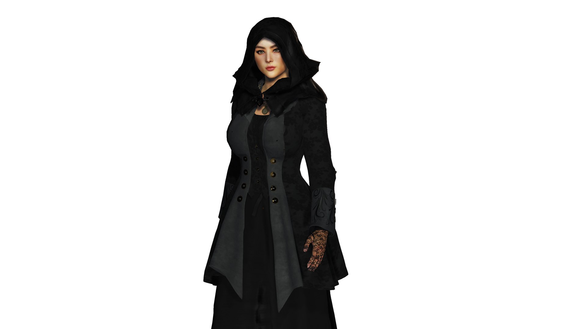 3D MEDIEVAL HUMAN RIGGED CHARACTER - BEAUTIFUL QUEEN PRINCESS 01 Model ...