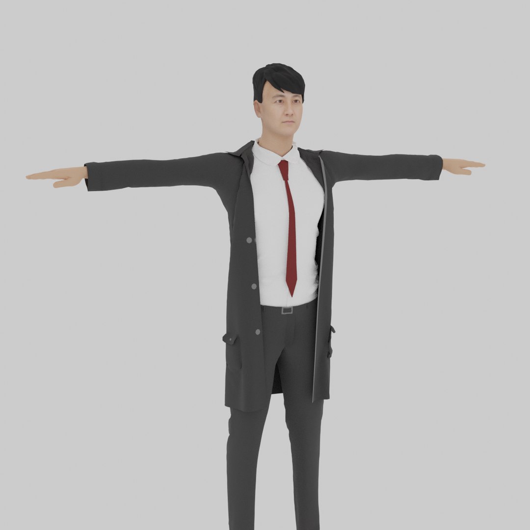 Detective Man 3D - TurboSquid 2021541