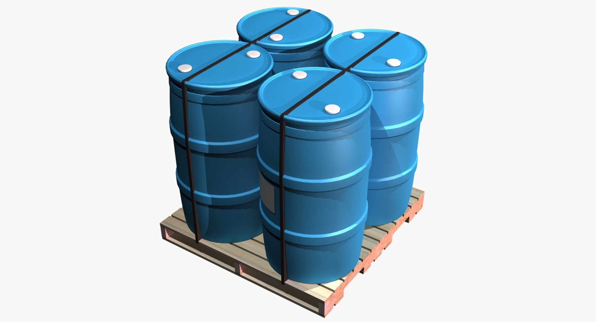 3D Pallet Barrels - TurboSquid 1285888