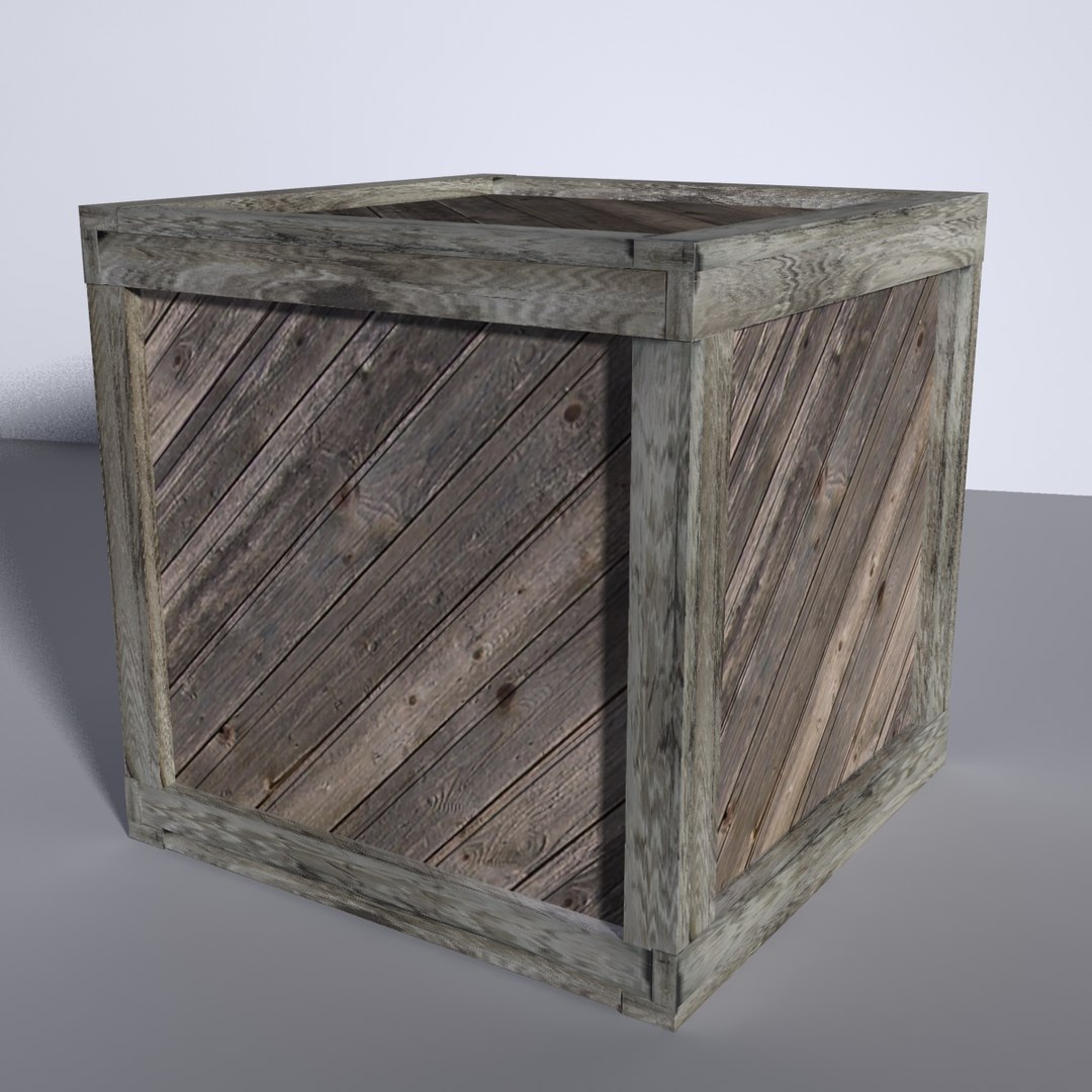 Obj Wooden Crate