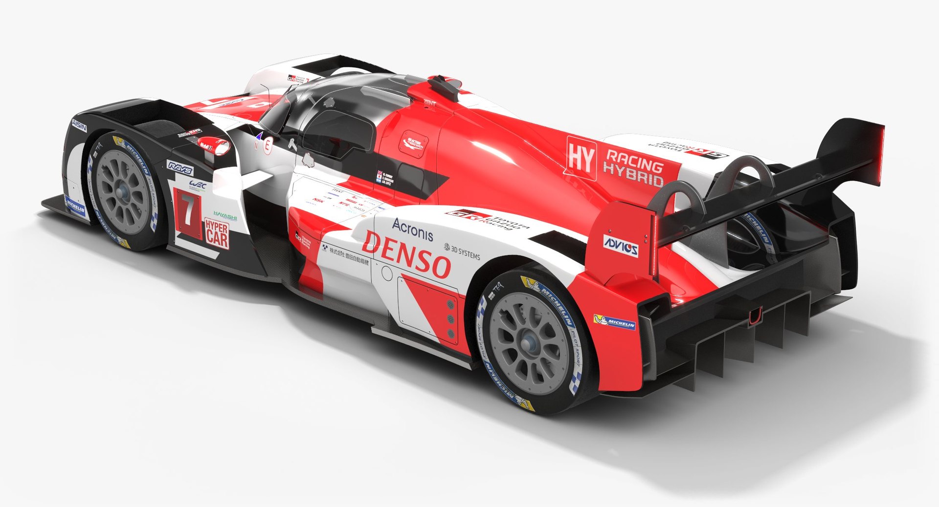 3D Toyota GR010 Hybrid WEC 2021 Hypercar - TurboSquid 1726406