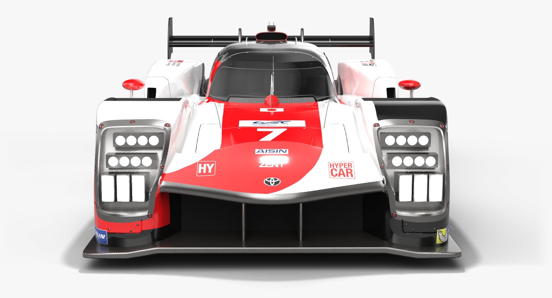 3D Toyota GR010 Hybrid WEC 2021 Hypercar - TurboSquid 1726406