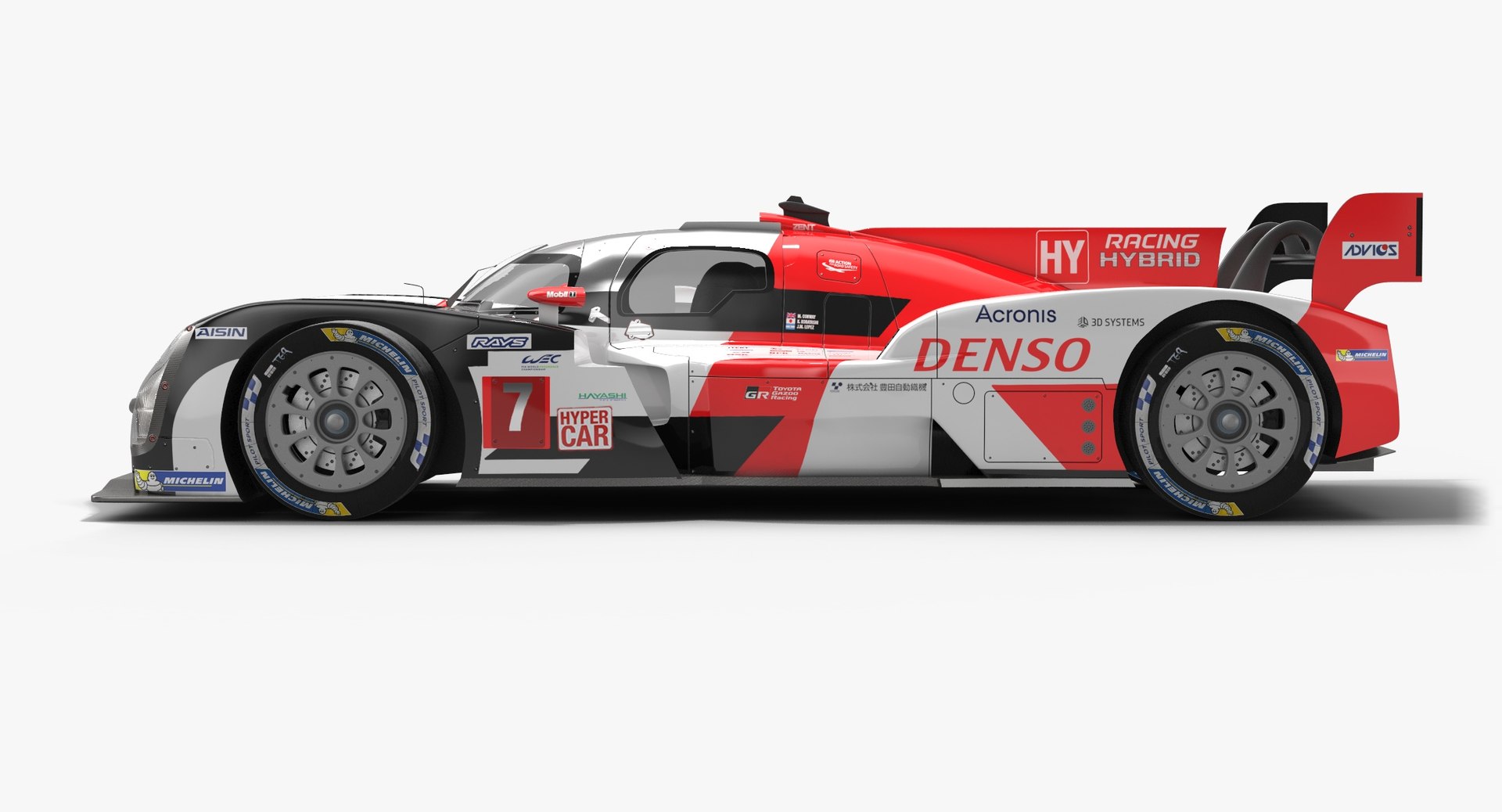 3D Toyota GR010 Hybrid WEC 2021 Hypercar - TurboSquid 1726406