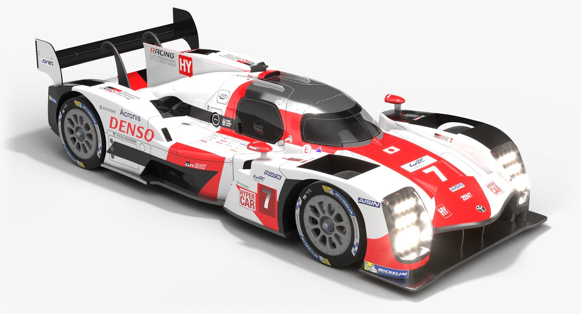 3D Toyota GR010 Hybrid WEC 2021 Hypercar - TurboSquid 1726406