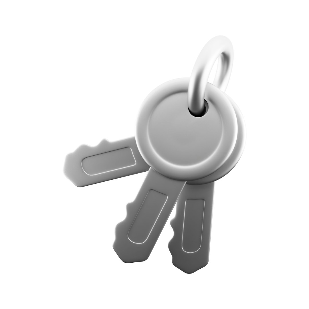 3D Key Icon - TurboSquid 2066444
