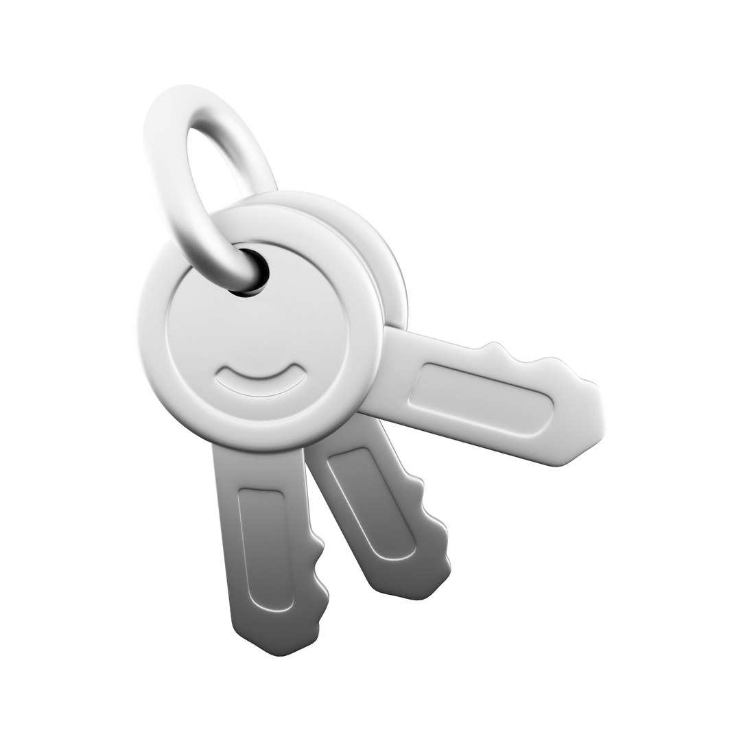 3D Key Icon - TurboSquid 2066444