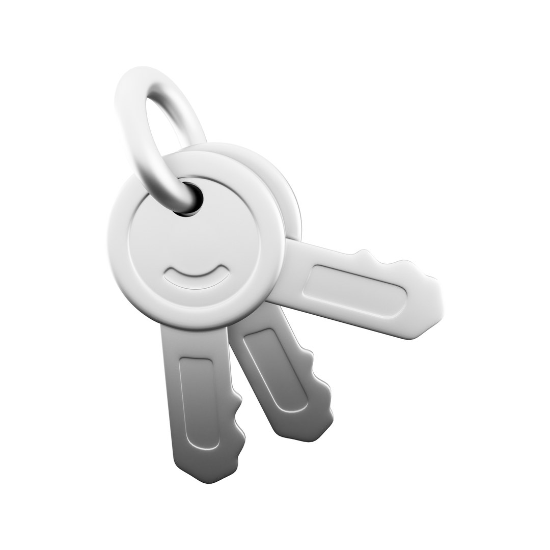 3D Key Icon - TurboSquid 2066444