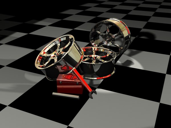wheels 3d model