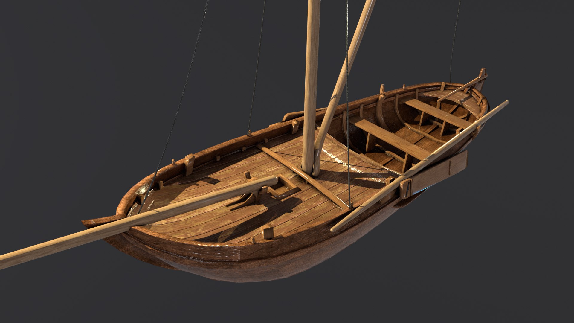 Dutch Botter Boat 3D Model - TurboSquid 2297487