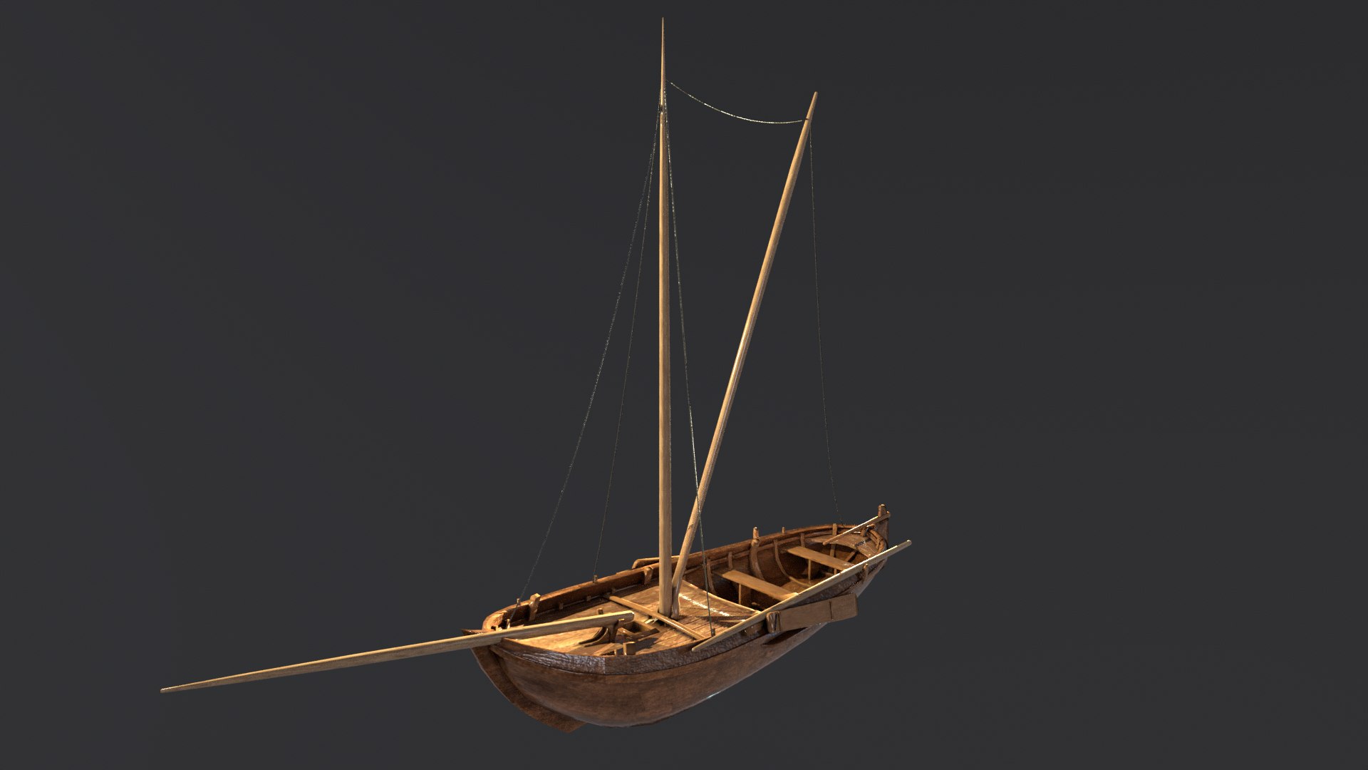 Dutch Botter Boat 3D Model - TurboSquid 2297487