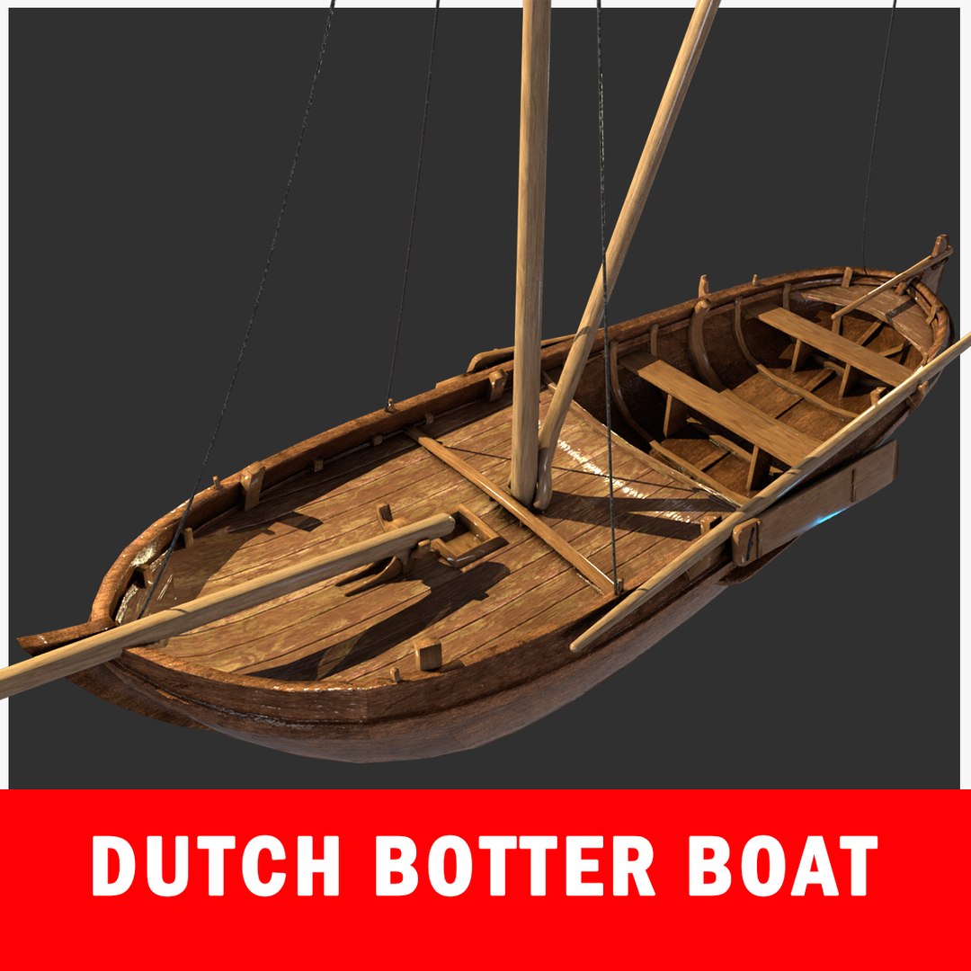 Dutch Botter Boat 3D Model - TurboSquid 2297487