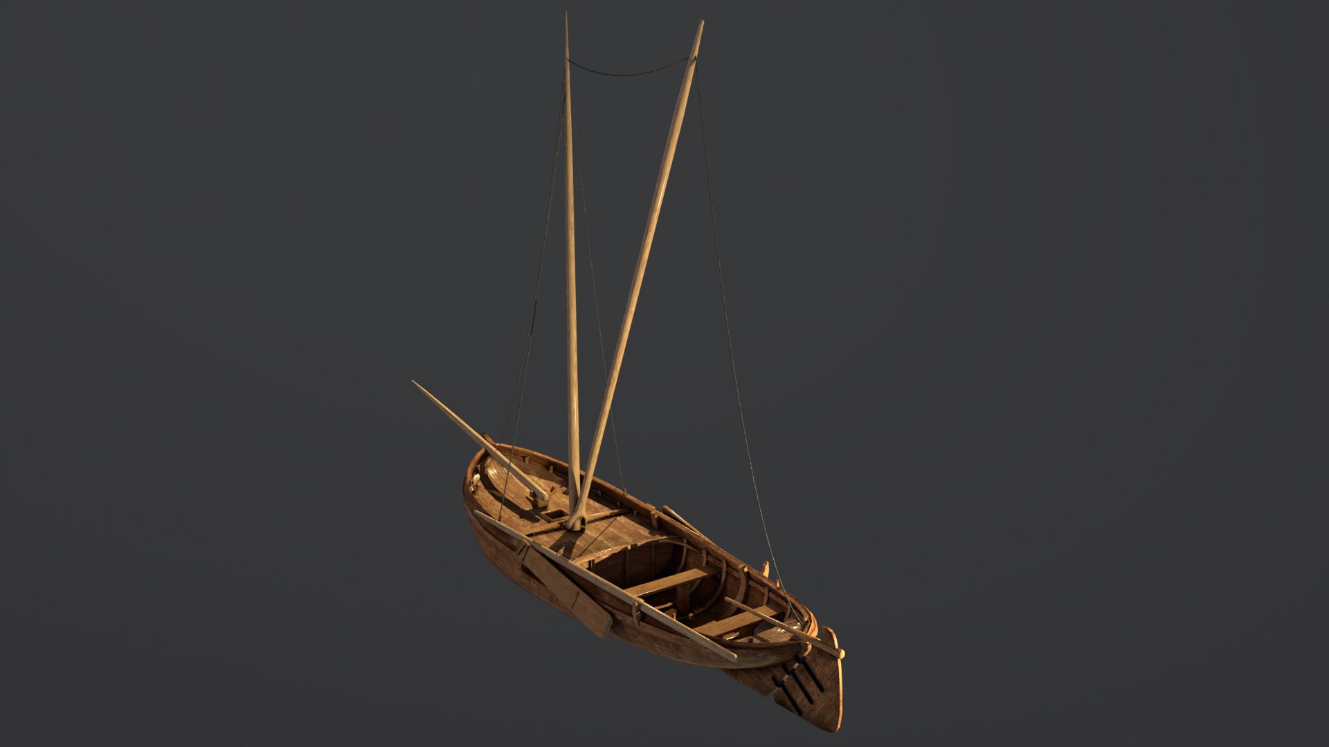 Dutch Botter Boat 3D Model - TurboSquid 2297487