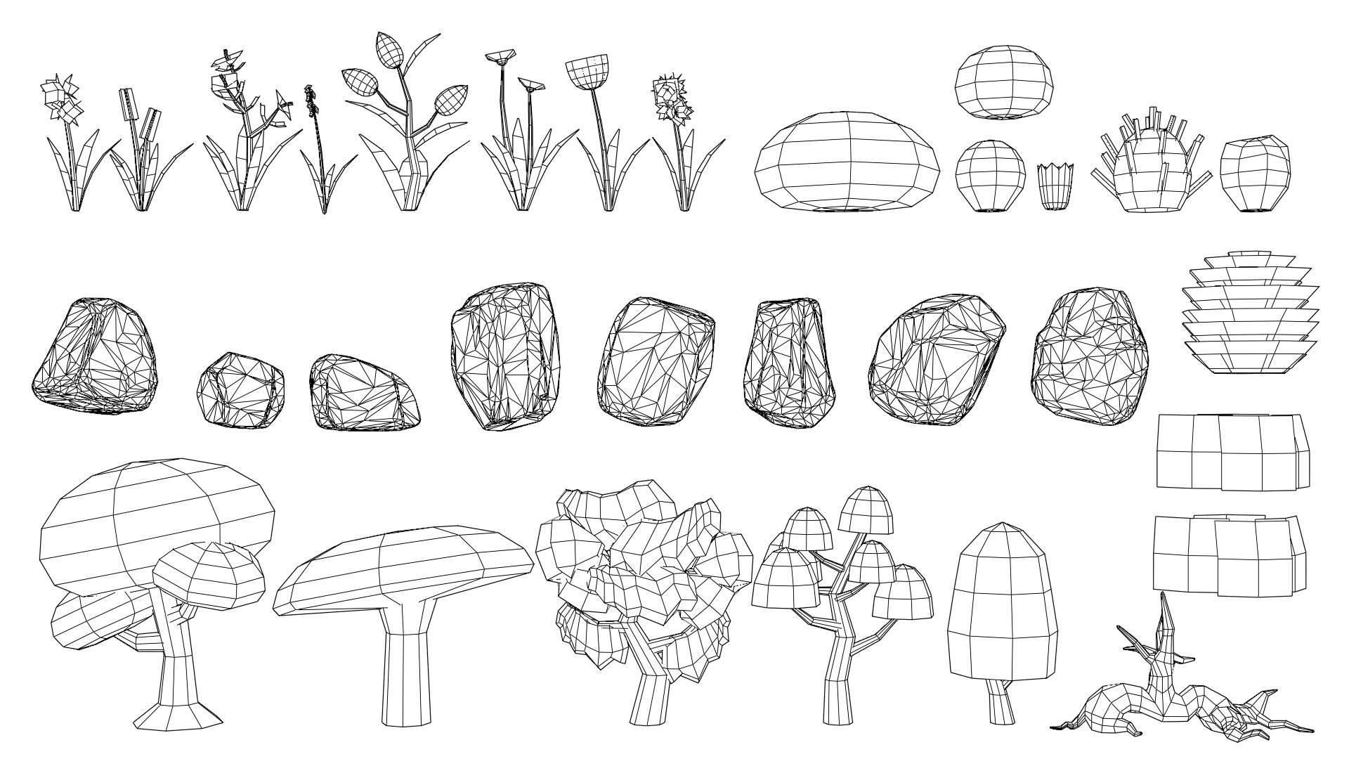 Fantasy Nature Packs 3D Model - TurboSquid 2196076