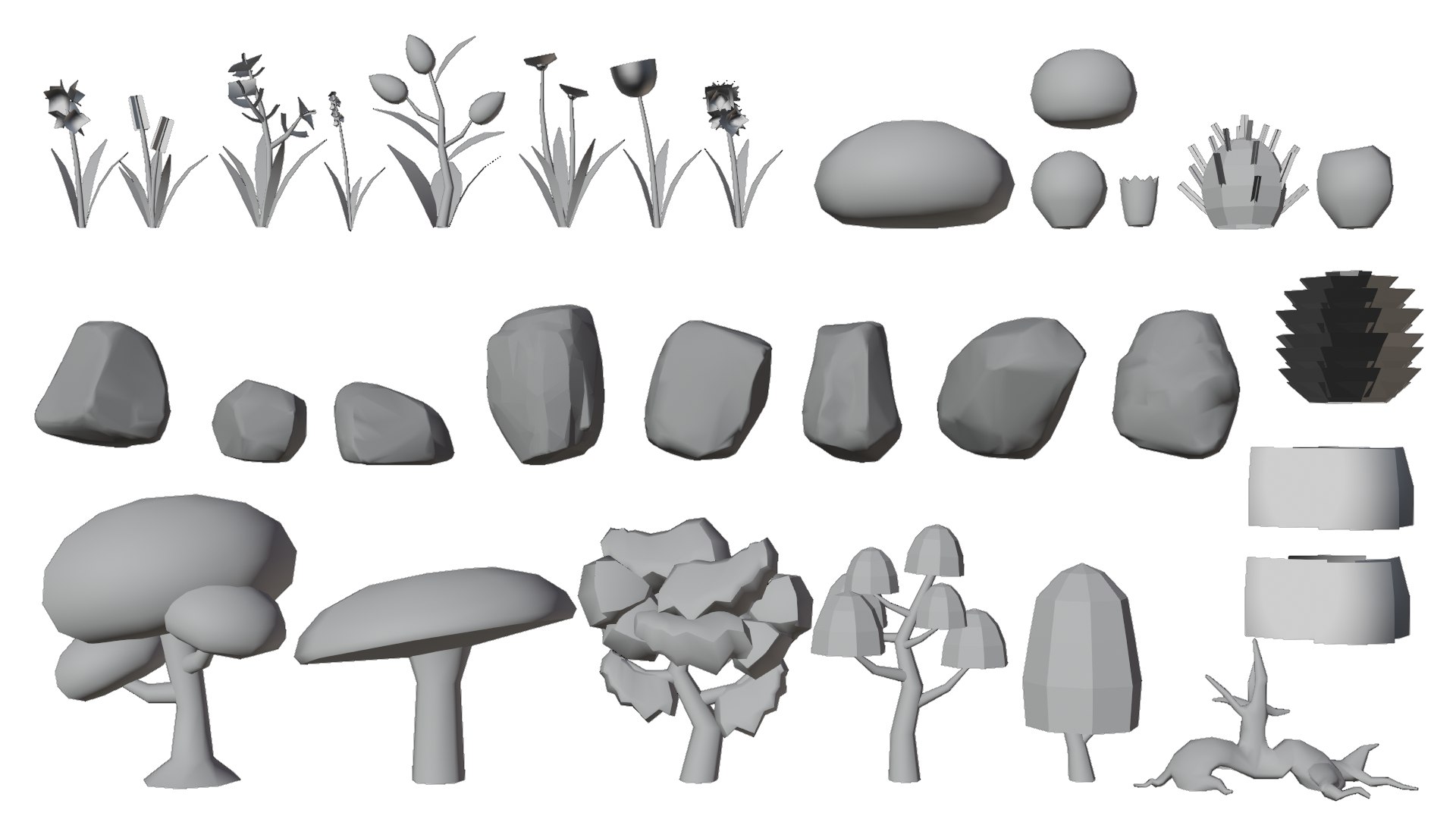 Fantasy Nature Packs 3D Model - TurboSquid 2196076