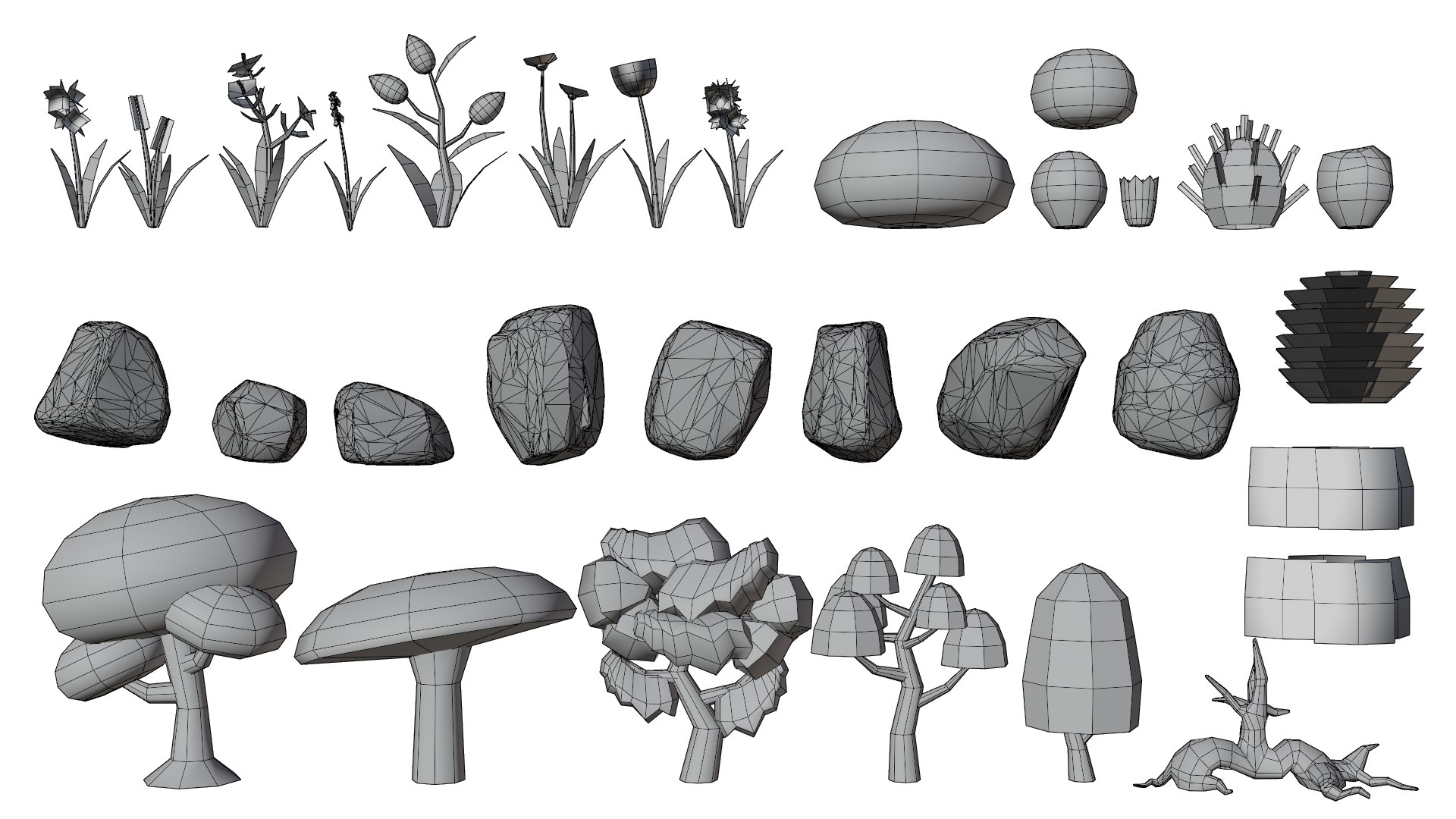 Fantasy Nature Packs 3D Model - TurboSquid 2196076